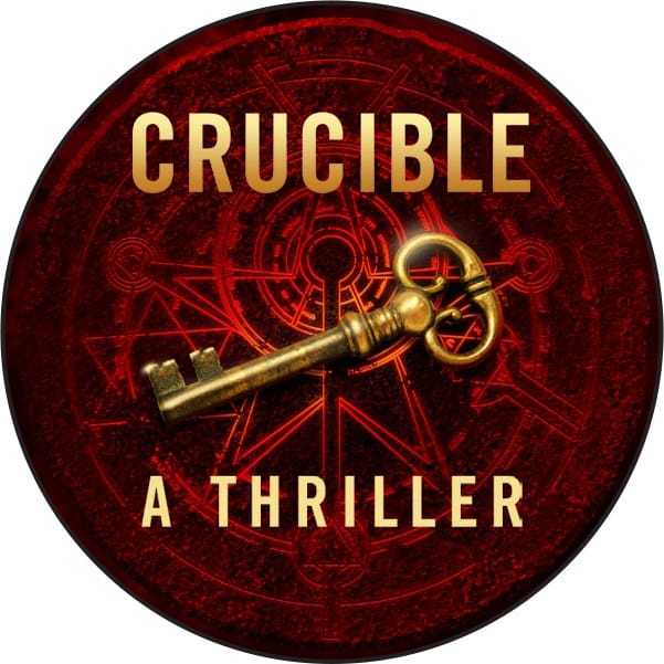 Crucible Sticker [Red Version] - James Rollins